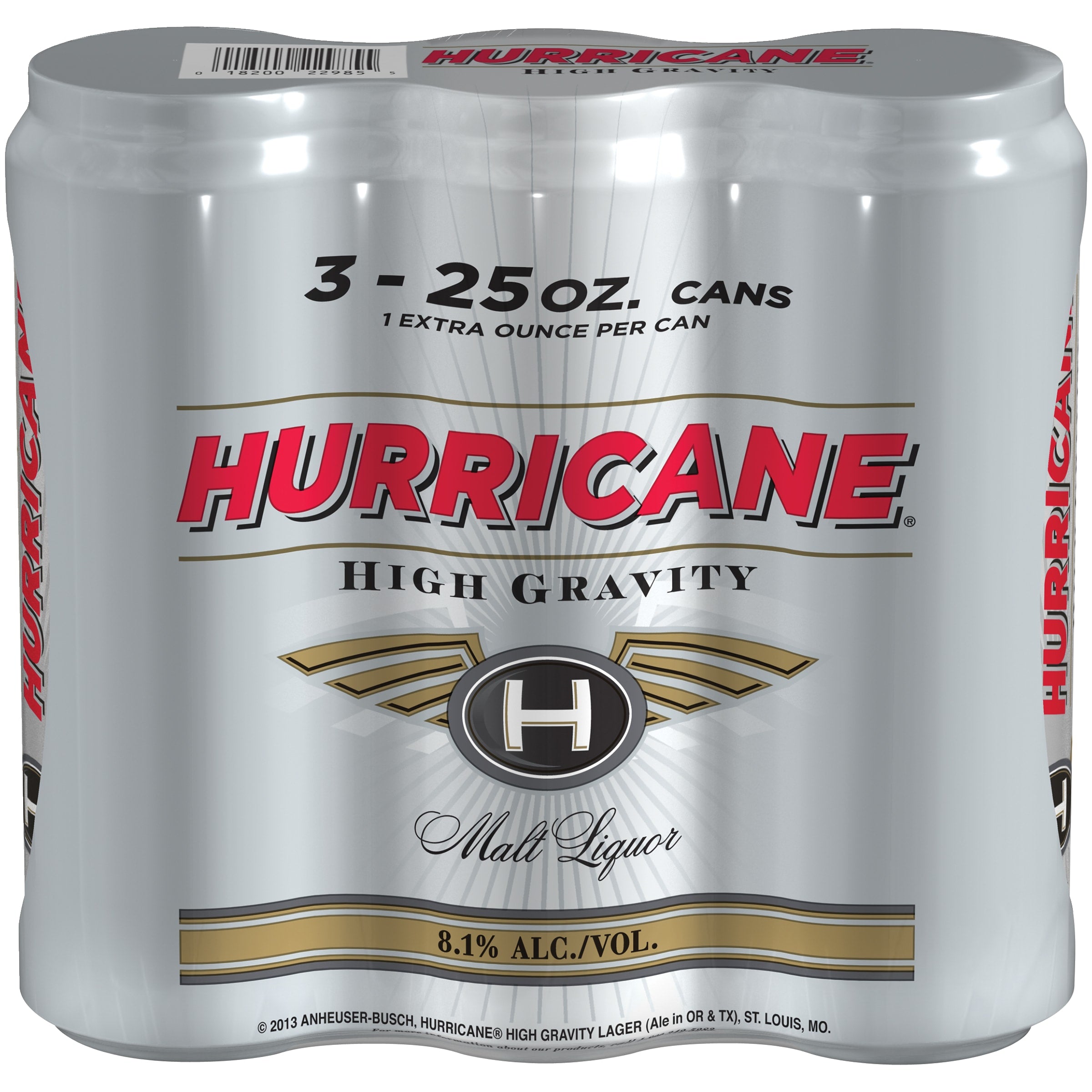 Hurricane High Gravity Malt Liquor 5x 3 Pack (25 oz Cans) – The Booze Outlet