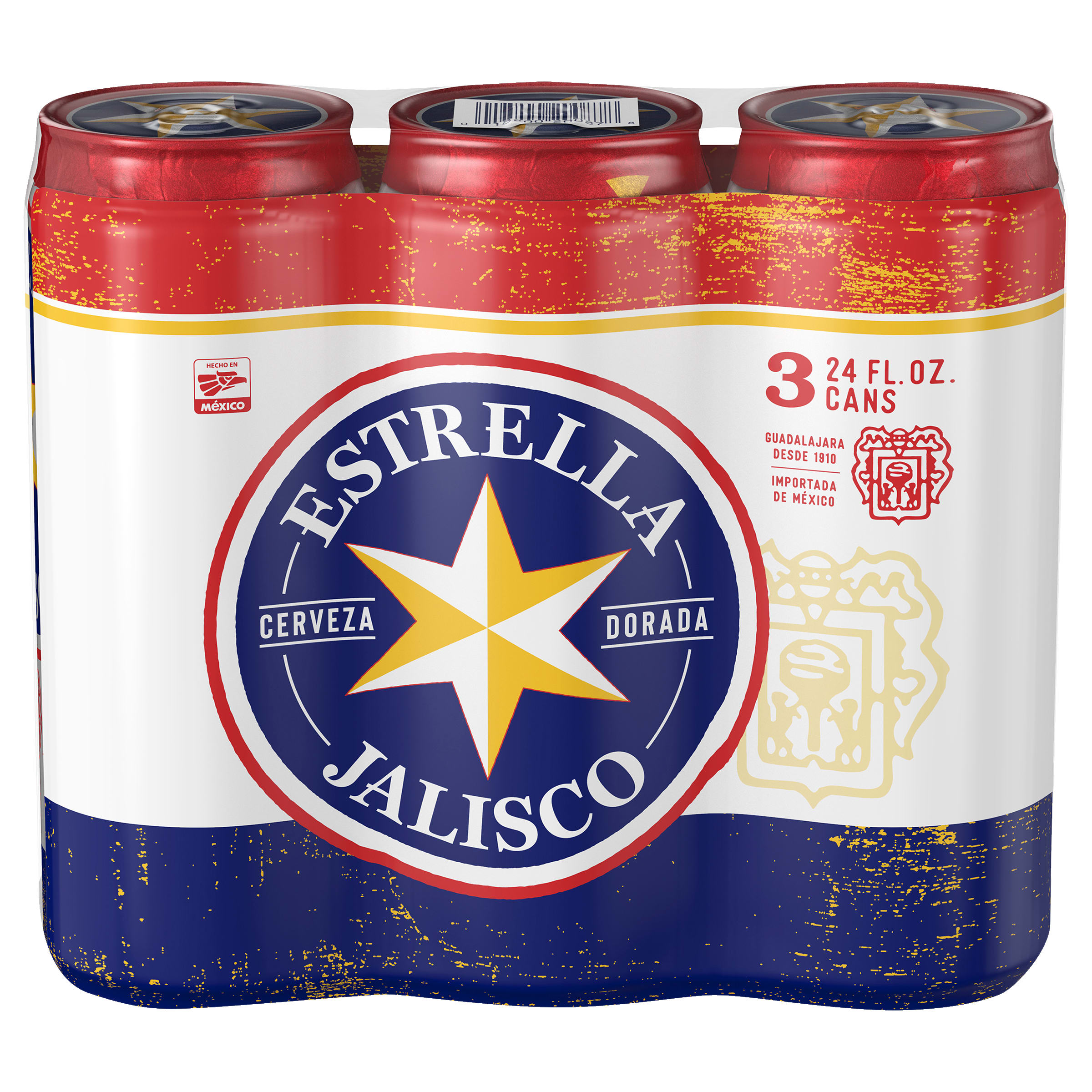 Estrella Jalisco 4x 3 Pack (24 oz Cans) – The Booze Outlet