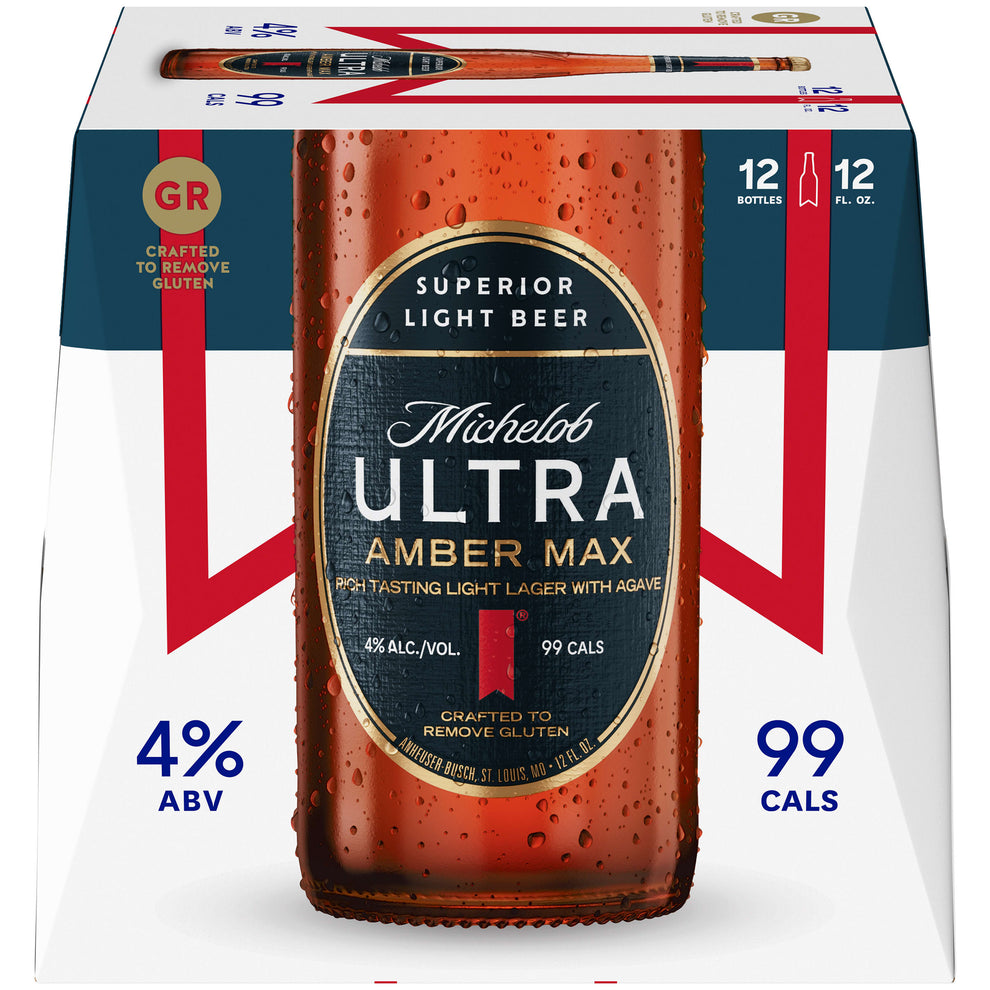 Michelob Ultra Amber Max 2x 12 Pack (12 oz Bottles) – The Booze Outlet
