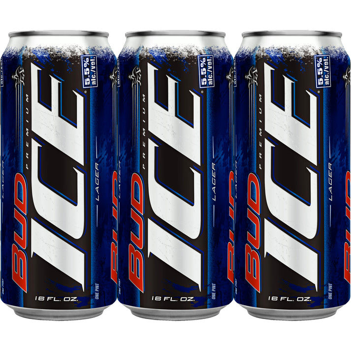 Bud Ice 4x 6 Pack (16 oz Cans) – The Booze Outlet