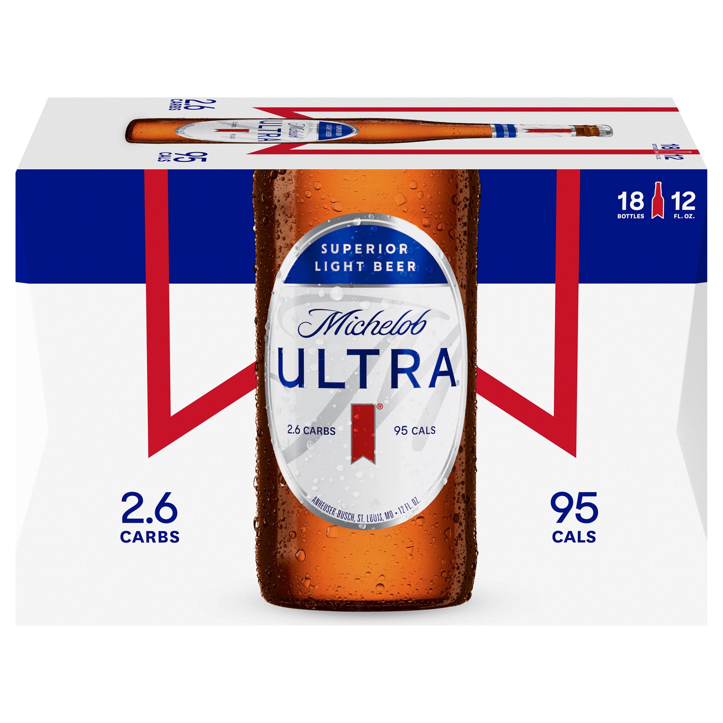 Michelob Ultra 18 Pack (12 oz Bottles) – The Booze Outlet