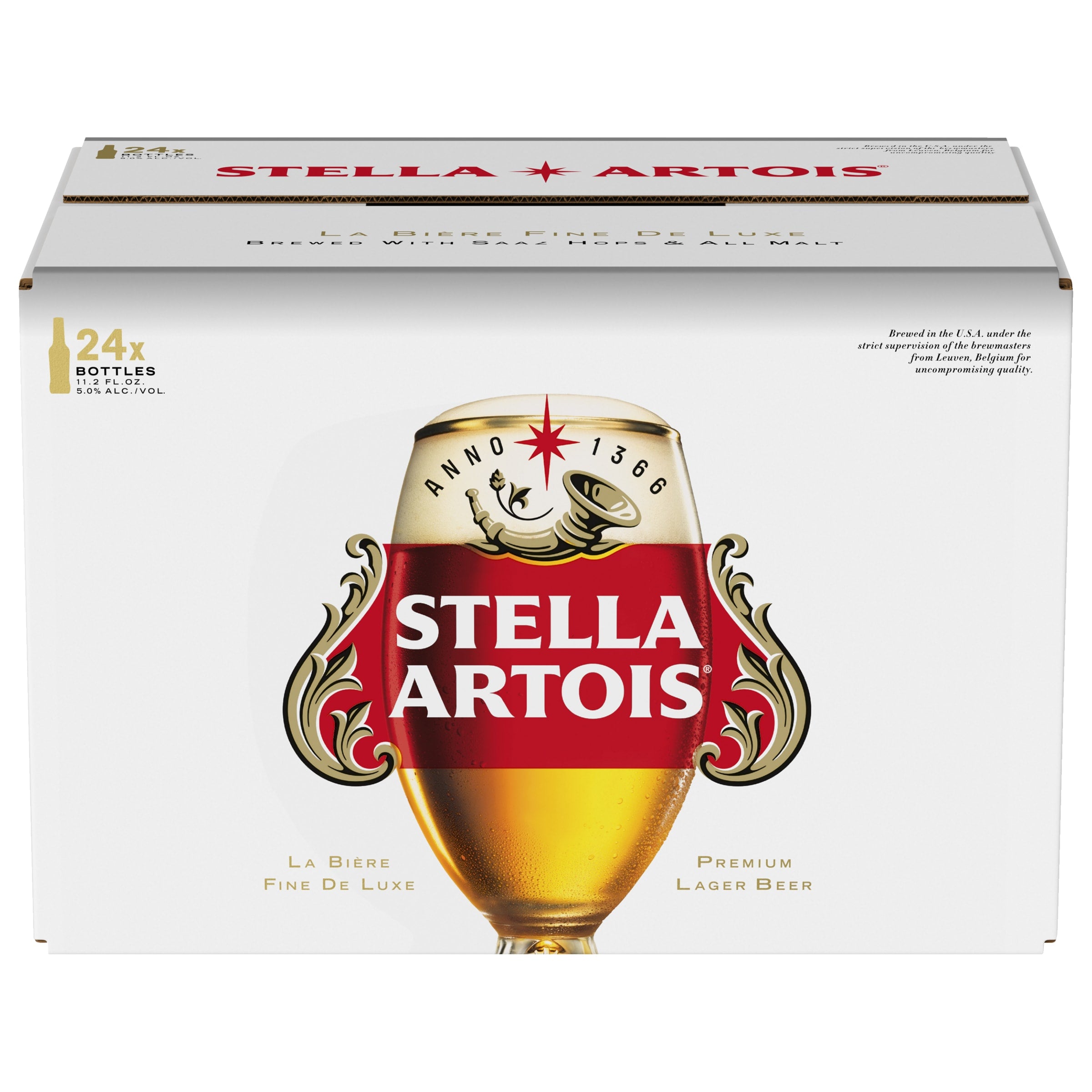 Stella Artois 24 Pack 11.2 oz Bottles (24 Pack) – The Booze Outlet