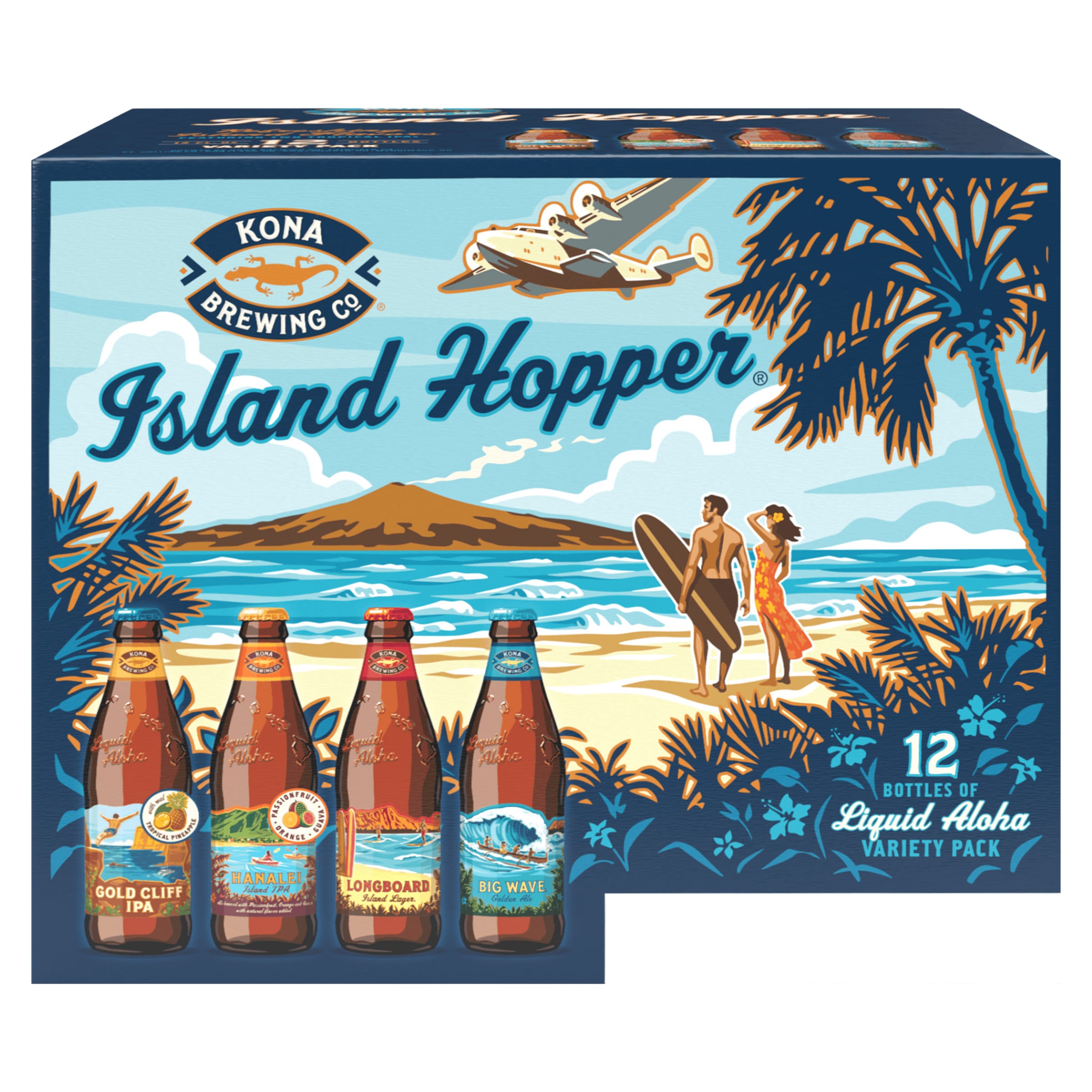 Kona Island Hopper Variety Pack 2x 12 Pack (12 oz Bottles) – The Booze ...