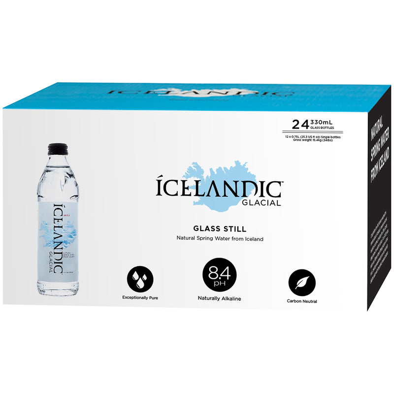 Icelandic Glacial Water 24 Pack (330 ml Bottles) – The Booze Outlet