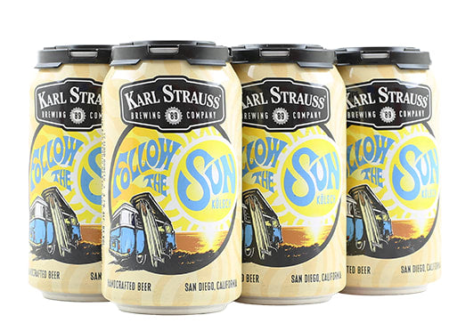 Karl Strauss Follow The Sun 4x 6 Pack (12 oz Cans) – The Booze Outlet