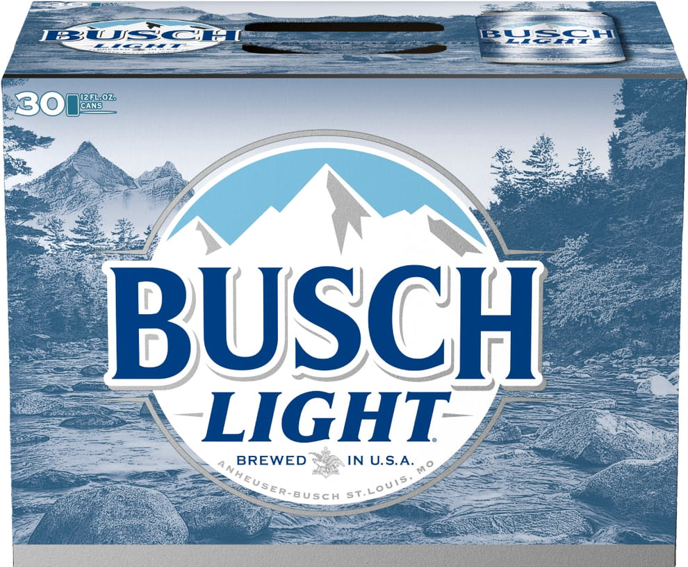 Busch Light 30 Pack (12 oz Cans) – The Booze Outlet