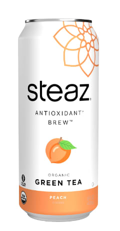 Steaz Organic Iced Green Tea Peach 12x 16 oz Can – The Booze Outlet