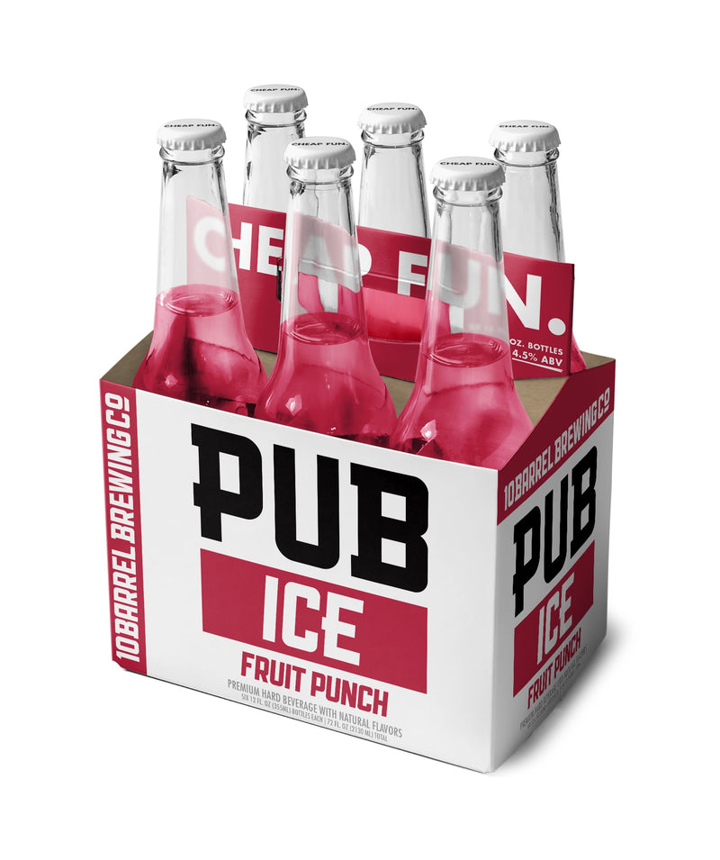 10 Barrel Brewing Co. 10b Pub Ice Fruit Punch 4x 6 Pack (12 oz Bottles ...