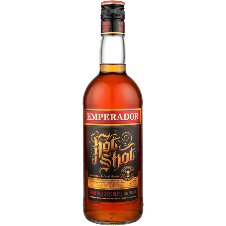 EMPERADOR CINNAMON INFUSED SPIRIT HOT SHOT 62 750ML – The Booze Outlet