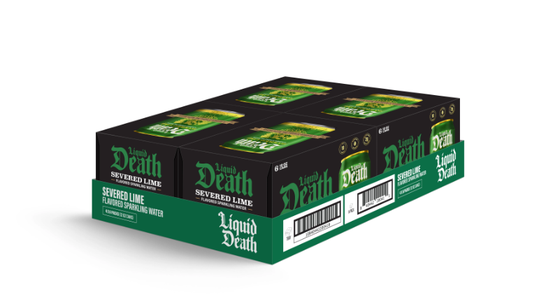 Liquid Death Severed Lime 4x 6 Pack (12 oz Cans) – The Booze Outlet