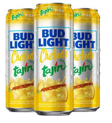Bud Light Chelada Tajin Pina 15 Pack (25 oz Cans) – The Booze Outlet
