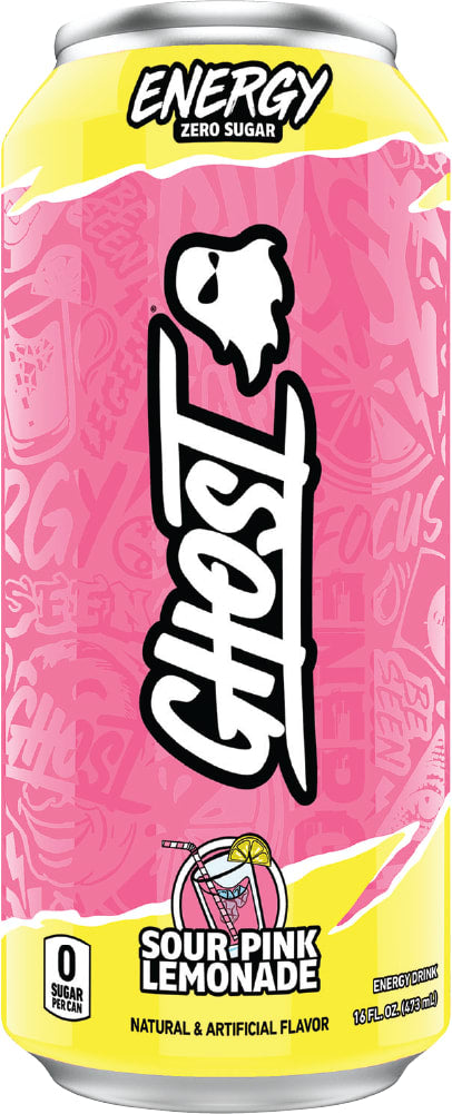 Ghost Pink Lemonade 12 Pack (16 oz Cans) – The Booze Outlet