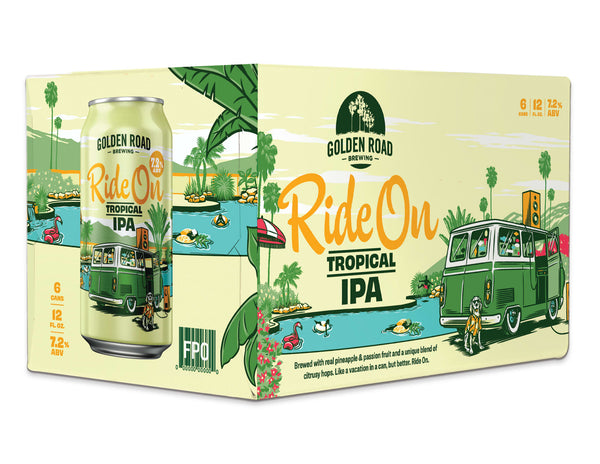 Golden Road Ride On Tropical 4x 6 Pack (12 oz Cans) – The Booze Outlet