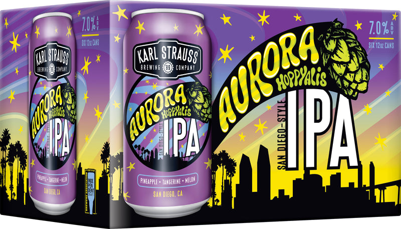 Karl Strauss Aurora Hoppyalis 4x 6 Pack (12 oz Cans) – The Booze Outlet