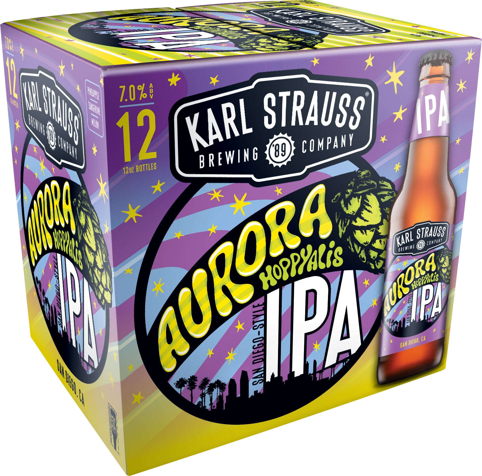 Karl Strauss Aurora Hoppyalis 2x 12 Pack (12 oz Bottles) – The Booze Outlet
