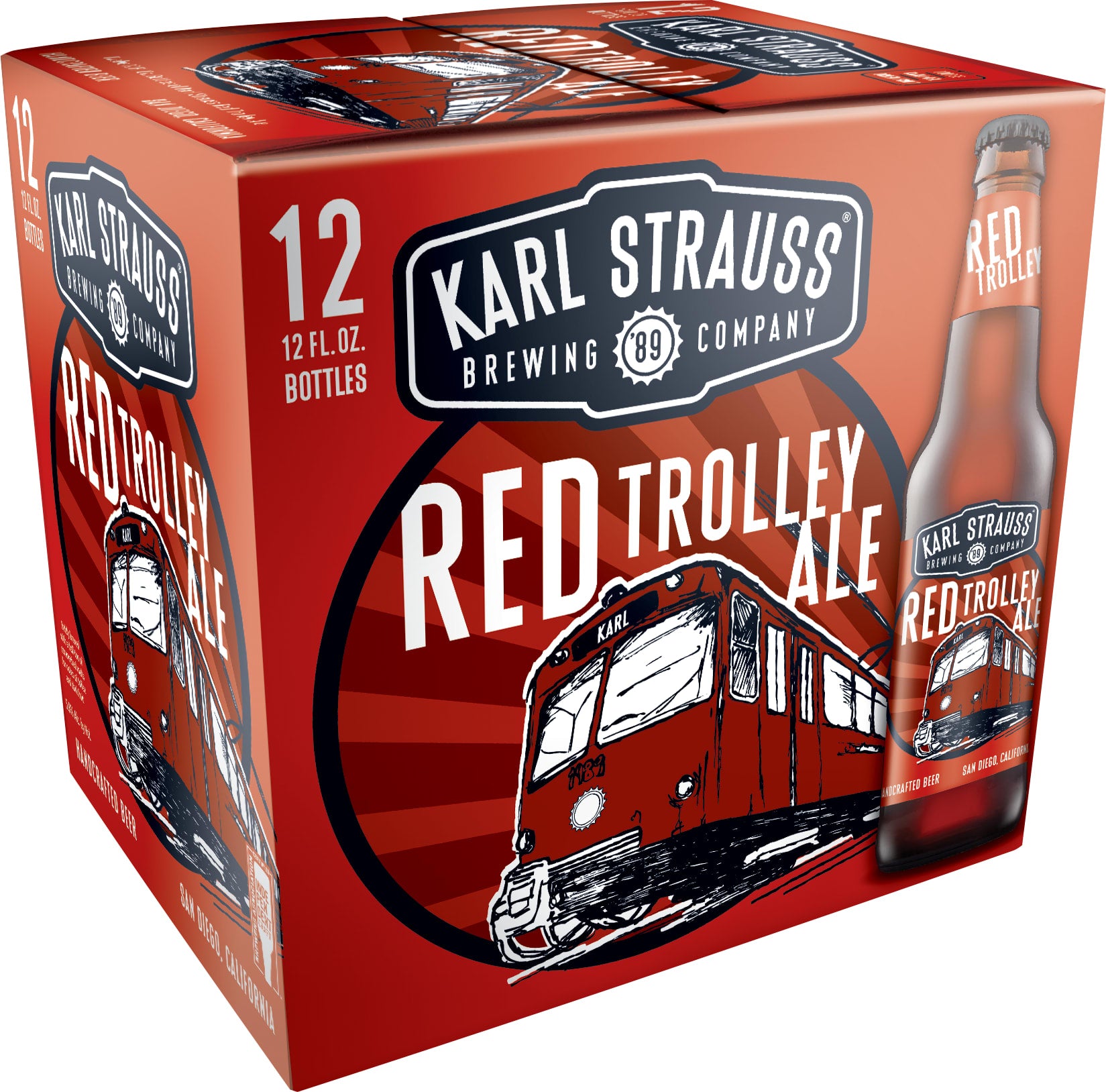 Karl Strauss Red Trolley 2x 12 Pack (12 oz Bottles) – The Booze Outlet