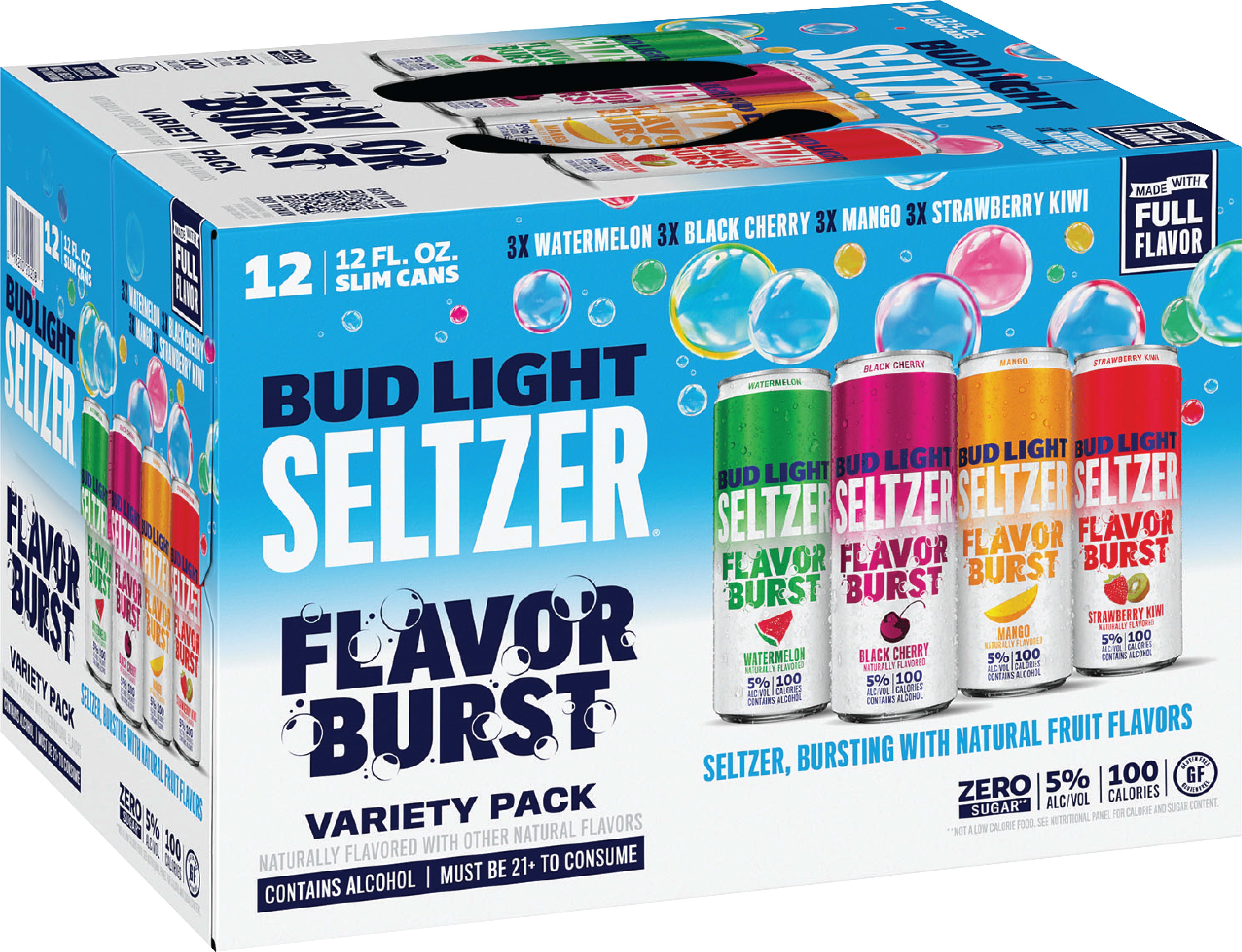 Bud Light Seltzer Blsb Burst Vp 2x 12 Pack (12 oz Cans) – The Booze Outlet