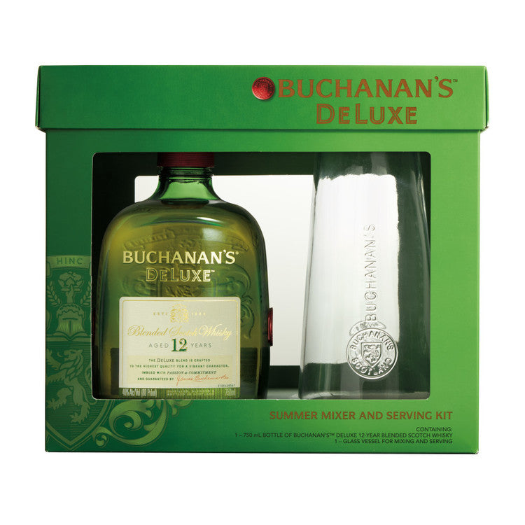 BUCHANAN'S BLENDED SCOTCH DELUXE 12 YR 80 W/ GLASS PITCHER 750ML – The ...