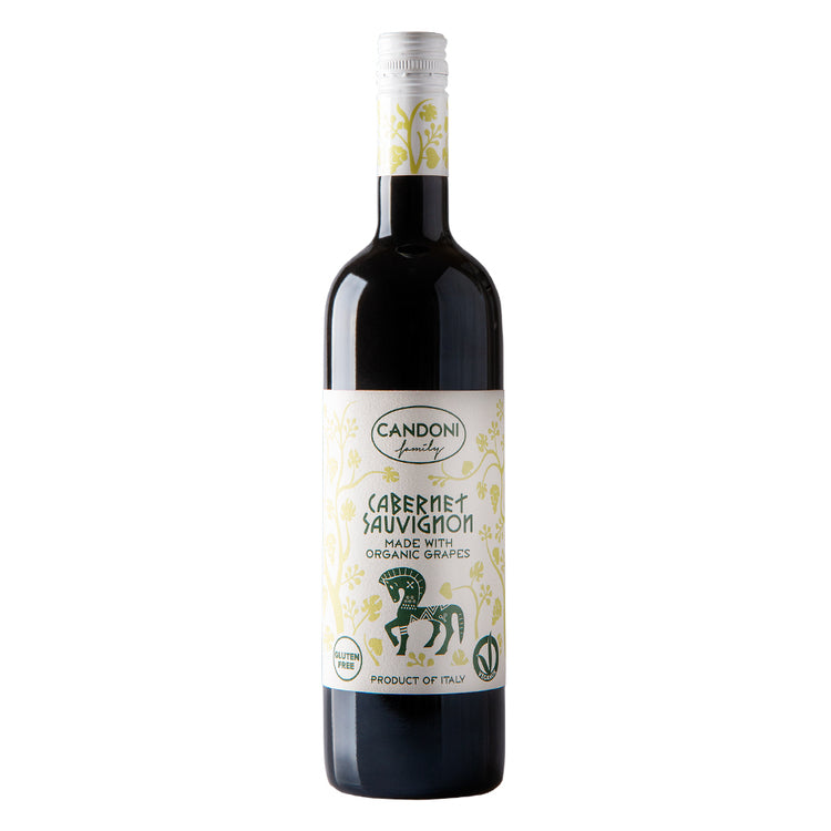 CANDONI CABERNET SAUVIGNON MADE WITH ORGANIC GRAPES TERRE SICILIANE 75 ...