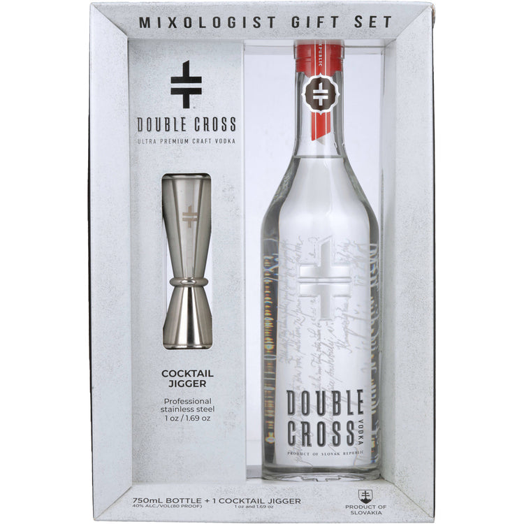 DOUBLE CROSS VODKA 80 W/ JIGGER 750ML – The Booze Outlet