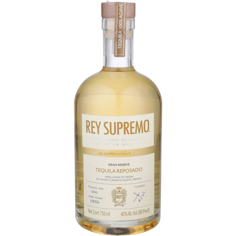 Rey Supremo Tequila Reposado Gran Reserve 80 750ML – The Booze Outlet
