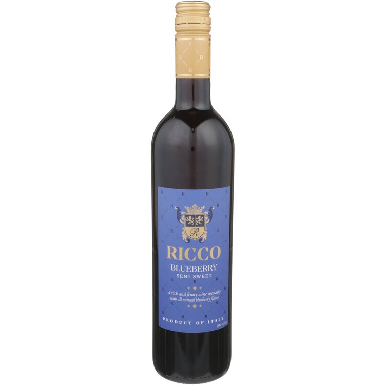 Ricco Blueberry Flavored Wine 750ML – The Booze Outlet