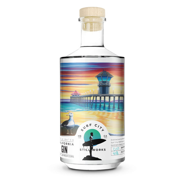 SURF CITY STILL WORKS CALIFORNIA GIN SMALL BATCH 84 750ML – The Booze ...
