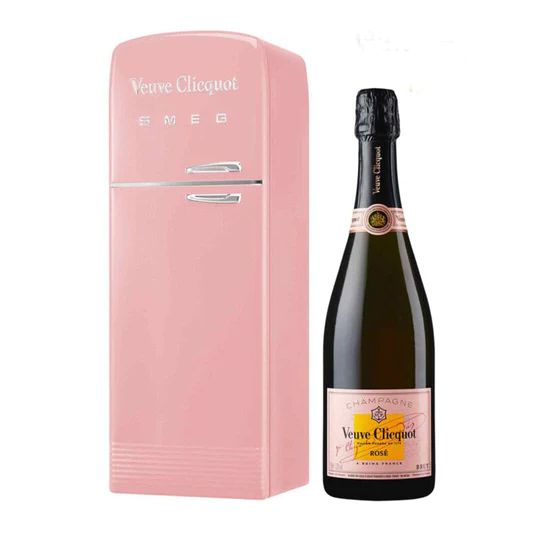 VEUVE CLICQUOT CHAMPAGNE BRUT ROSE W/ FRIDGE GIFT BOX 750ML – The Booze ...