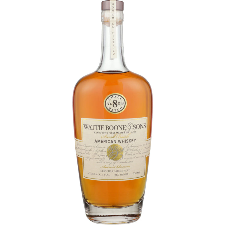 Wattie Boone & Sons Blended American Whiskey Small Batch Ancient Reser ...