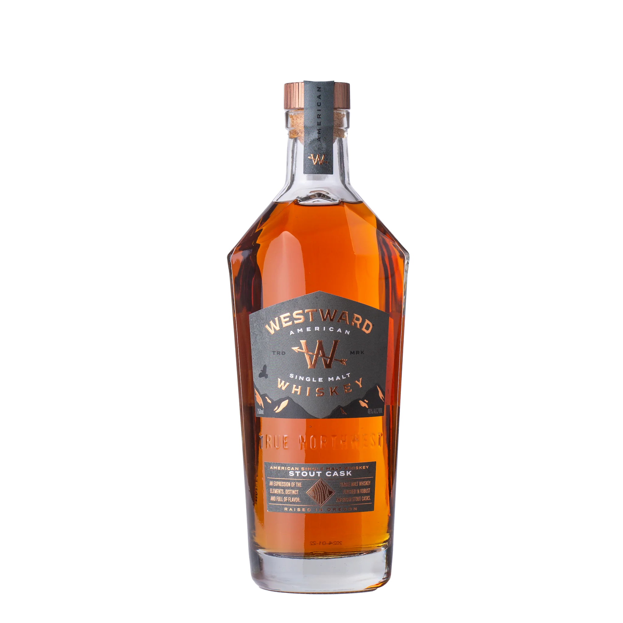 WESTWARD AMERICAN SINGLE MALT WHISKEY STOUT CASK SINGLE BARREL SELECTI ...