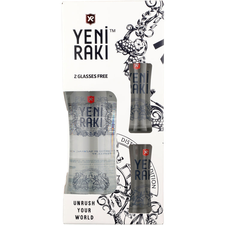 YENI RAKI 90 W/ 2 GLASSES 750ML – The Booze Outlet