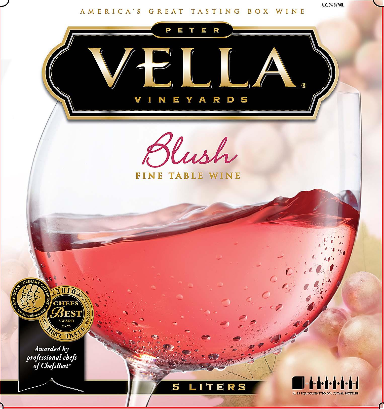 PETER VELLA BLUSH 5 L – The Booze Outlet