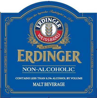ERDINGER NON-ALCOHOLIC WEISSBIER 4/6PK 11.2 oz (24) – The Booze Outlet