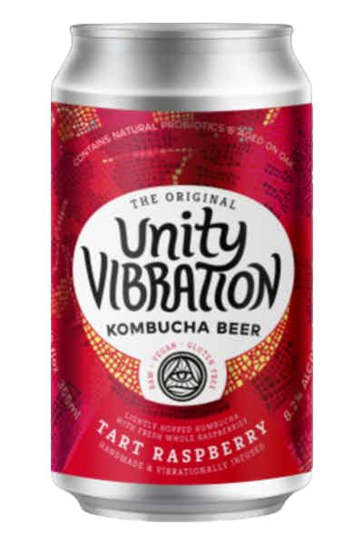 UNITY VIBRATION TART RASPBERRY HARD KOMBUCHA CANS 16 oz (12) – The ...