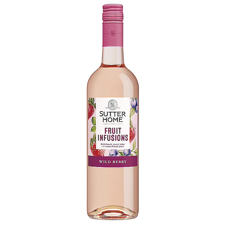 SUTTER HOME FRUIT INFUSIONS WILD BERRY FLAVORED WINE 750ML – The Booze ...