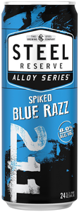 Steel Reserve Spiked Blue Razz – The Booze Outlet