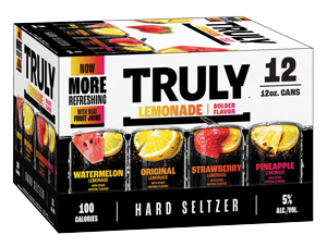 TRULY Hard Seltzer Lemonade Variety Pack (24 - 12oz Cans, 12 Pack ...